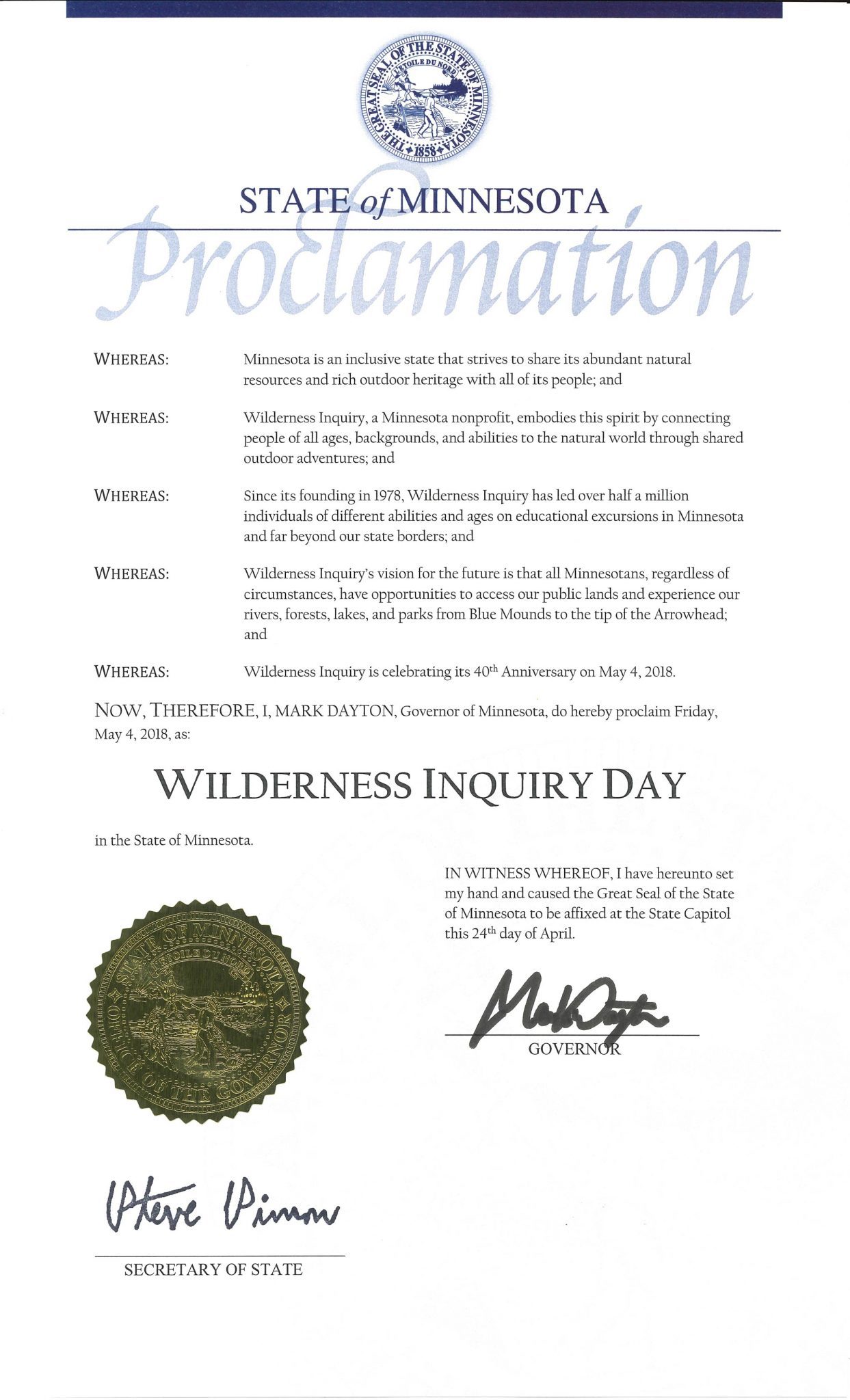 Wilderness Inquiry Day! - Wilderness Inquiry